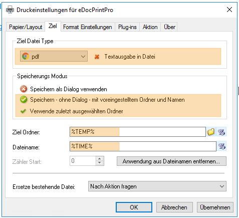 Installationsanleitung für den edocprinter